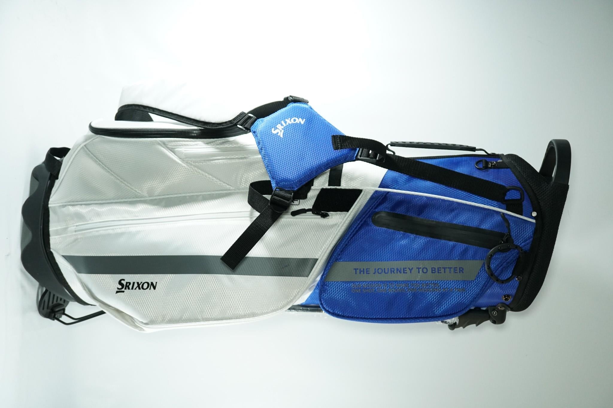 Srixon Stand Bag / White and Blue / With Rainhood – Golf Shop Surrey